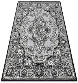 Kusový koberec BCF Morad WIOSNA Ornament Klasický šedý Rozměr: 60x110 cm