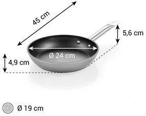Hliníková pánev s nepřilnavým povrchem ø 24 cm GrandChef+ – Tescoma