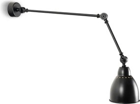 Brilagi - Nástěnná lampa QUILL 1xE27/40W/230V 83 cm černá