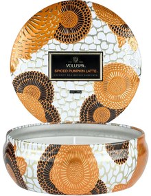 Voluspa – vonná svíčka Spiced Pumpkin Latte (Kořeněné dýňové latte), 340 g