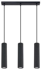 Sollux Lighting Závěsné svítidlo KARBON 3L Černá