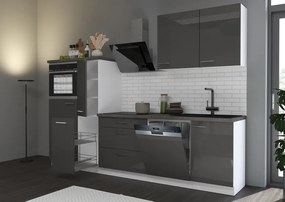 Kuchyňská skříňka LARA šedá 30 DK-162 CARGO 2F BB