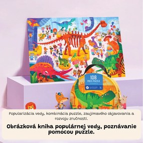 Jarmelo Puzzle Muzeum dinosaurů 108 ks