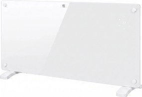 HOMCOM Elektrický topný těleso 2000W nástěnný a stojanový konvektor, kompatibilní s Alexou a Google Home, bílá