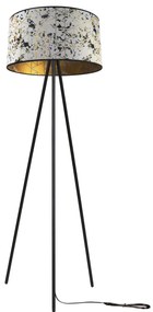 Stojící lampa Werona, 1x textilní stínítko se vzorem (výběr ze 6 barev), (výběr ze 2 barev konstrukce), m