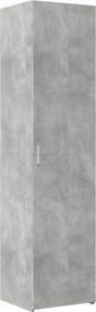 Úložná skříňka betonově šedá 45x42,5x225 cm kompozitní dřevo 3281290
