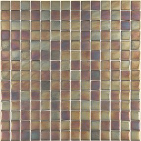 Hisbalit Skleněná mozaika zlatá Mozaika 501 2,5x2,5 (33,3x33,3) cm - 25501LH