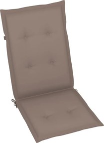 Skládací židle s polštáři, 8 ks, masivní akáciové dřevo 3075062