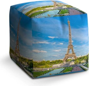 Sablio Taburet Cube Eiffel Tower 5 - 60x60x60 cm