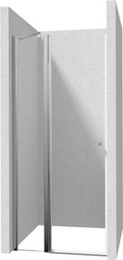 Deante Kerria Plus, 1-křídlé sprchové dveře 90x200 cm, 6mm čiré sklo, chromový profil, DEA-KTSU041P