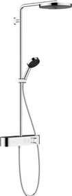 Hansgrohe - Sprchový set s termostatem, průměr 26 cm, 3 proudy, EcoSmart, chrom 24221000ROZ1