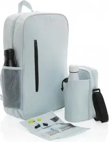 XD Design Set příborů a slámek Tierra / 2ks / světle modrá