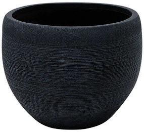Květináč 39 cm Zakza (černá). 1080089
