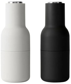 OnaDnes -20% Audo CPH Set dvou šedo černých silikonových mlýnků na sůl a pepř AUDO GRINDER III. 20,5 cm