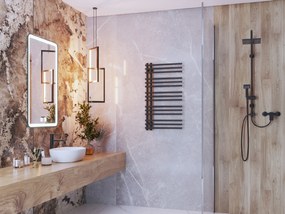 Gamma Erga Aquatic, topné těleso 900x500 mm, 400W, černá, ERG-LAV-AQUA-9050-BK