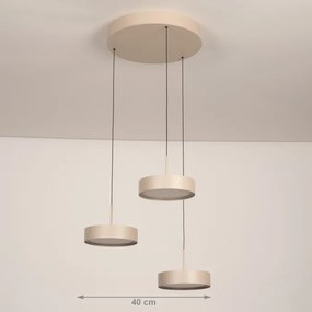 Závěsné LED svítidlo Bonn Taupe 43