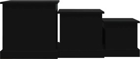 vidaXL Konferenční stolky 3 ks kompozitní dřevo [816489] Barva: Černá