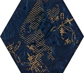 Ceramika Paradyz Dekor Intense Tone Blue C Heksagon Sklo 19,1x17,1 - 159966