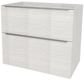 Mereo Mereo, Mailo, koupelnová skříňka 81 cm, chrom madlo, Multidecor, CN591SPINO