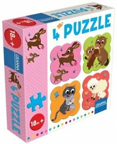 Granna Puzzle set 4v1 - Jezevčík