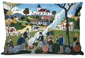 Matějovský Povlak na polštářek Deluxe Josef Lada Podzim, 33 x 50 cm