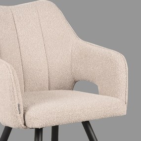 LABEL 51 jídelní židle NOUD světlé bouclé UK-30.496