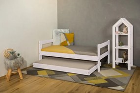 MAXIDO Česká dětská postel Vigo s přistýlkou 200x120 bílá