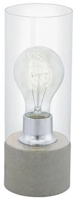 Eglo Eglo 94549 - Stolní lampa TORVISCO 1xE27/60W/230V šedá EG94549