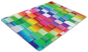Moderní univerzální vinylový koberec - Design barevný