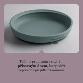 Tommee Tippee Silikonový talíř s přísavkou růžová