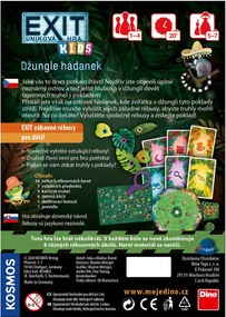 DINO Hra úniková exit pro děti Džungle hádanek *SPOLEČENSKÉ HRY* dn55447
