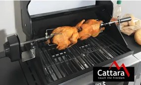 Cattara UNI / Grilovací jehla / napájení 230 V a USB / 94 cm / nosnost