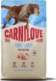 Carnilove True Fresh - granule pro psy Carnilove Dog True Fresh Dry Fish&Turkey Adult AB 4kg