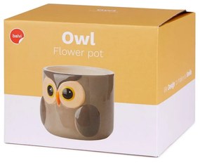 Keramický květináč ø 13,5 cm Owl – Balvi