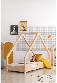 Adeko Dětská postel domeček Loca C Velikost postele: 180x70 cm Barva: dekor přírodní dřevo přírodní