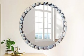 Kulaté dekorativní zrcadlo Kolo mořských kamenů fi 100 cm