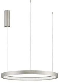 LED lustr Perrine 60 stříbrná