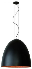 Závěsné svítidlo Nowodvorski Egg Black/Copper XL 10321