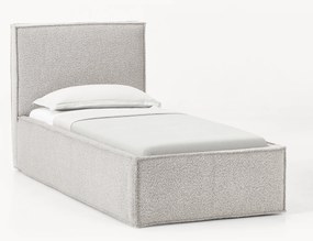 Čalouněná jednolůžková postel's úložným prostorem Dream