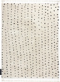 Kusový koberec Berber Syla B752 dots cream, 160x220, biela, kancelária, Dywany Łuszczów