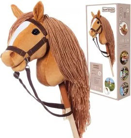 Hoppihorse A3 Chestnut hnědá / Kůň na klacku / hobby horse