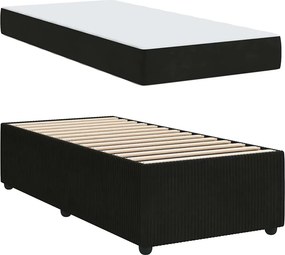 Rám postele Černá 80 x 200 cm textil 3398323