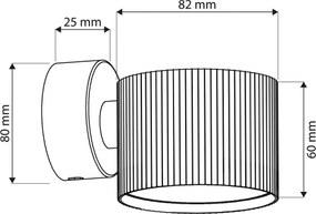 BRILAGI - LED RGB Stm. nástěnné bod. sv. STRIPY 1xGX53/14W/230V Wi-Fi Tuya bílá