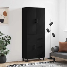 vidaXL Skříň highboard 69,5 x 34 x 180 cm kompozitní dřevo [3195929] Barva: kouřový dub