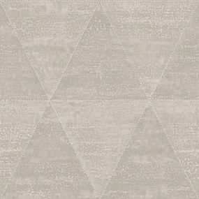 Metalická vliesová tapeta, imitace kovových trojúhelníků 347590, Matières - Metal, Origin
