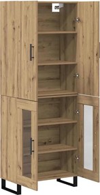 Vysoký bufet 2 ks Artisanový dub 69,5 x 34 x 180 cm 3403199