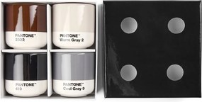 Porcelánové šálky v sadě 4 ks na espresso 100 ml Macchiato – Pantone