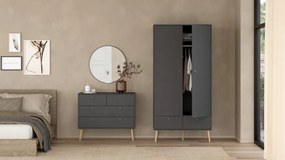 FALCO Komoda Bodo 49124 šedý mat