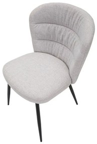 Designová jídelní židle Bardolph šedá