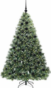 Umělý vánoční stromeček s stojanem Zelená 180 cm PE a PVC 3397849